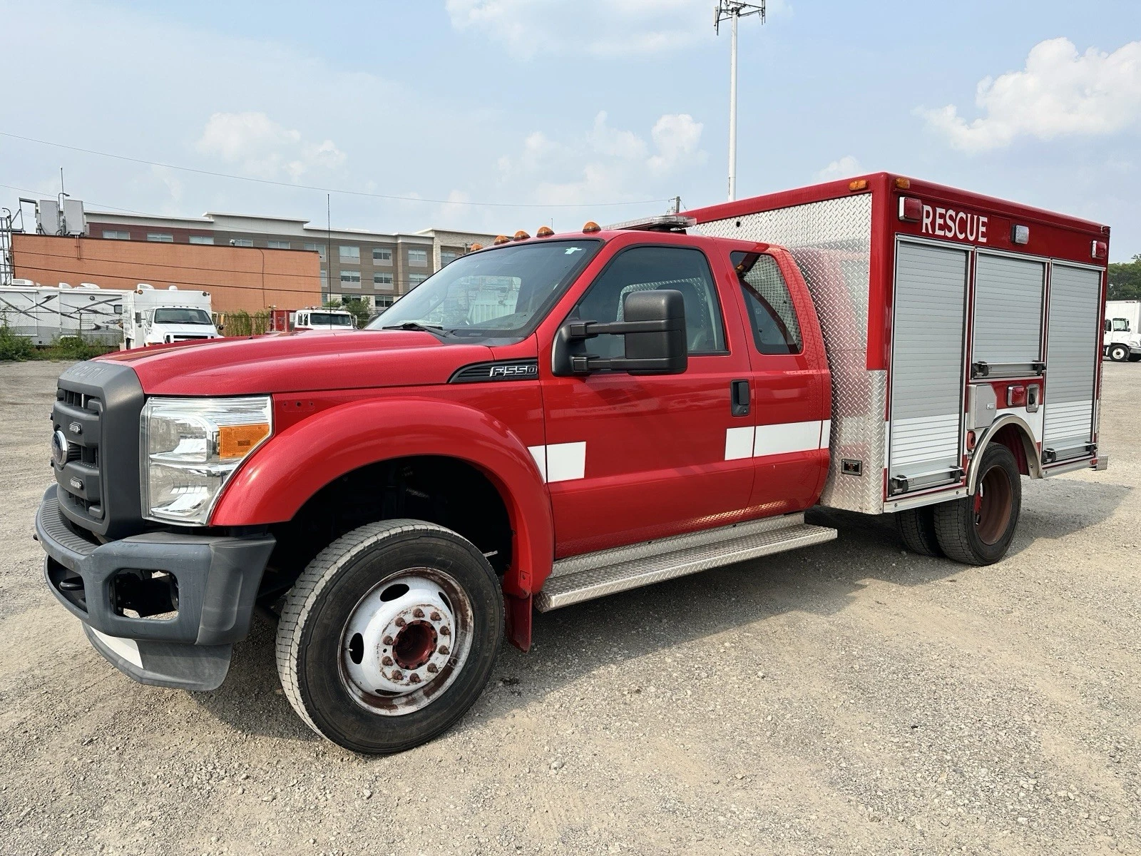 2015 Pierce Mini Rescue Ford F-550 SuperDuty 6.8L Fire Truck ...