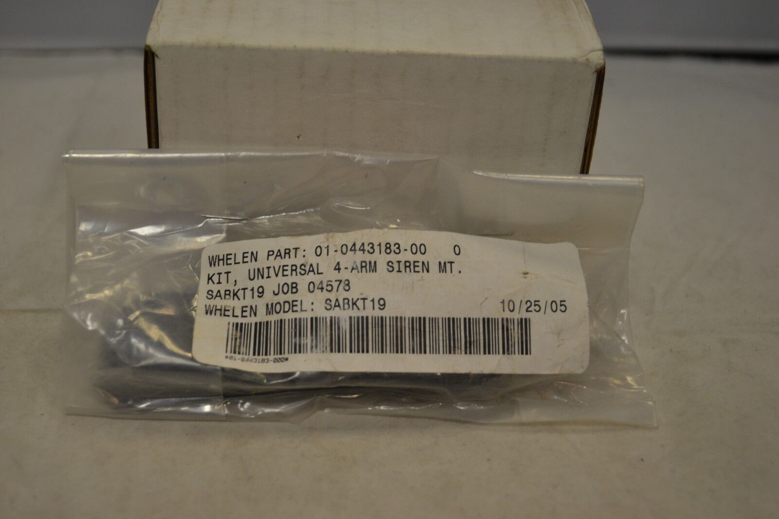 Whelen SA314 Universal 4 Tab Mounting Bracket SABKT19