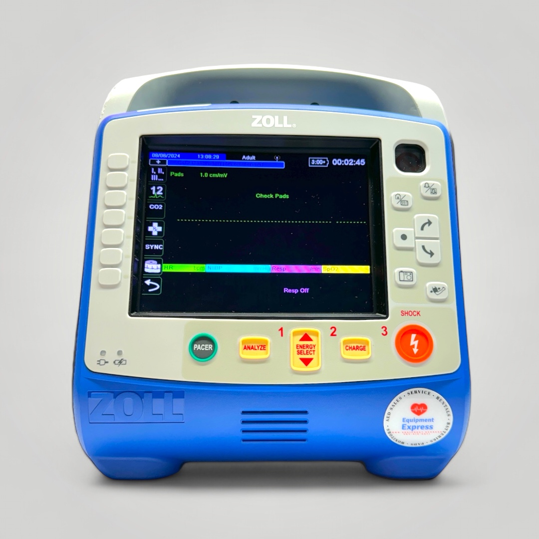 Zoll X Series Defibrillator - ReCertified - 12 Lead, EtCo2, NIBP, SPO2 ...