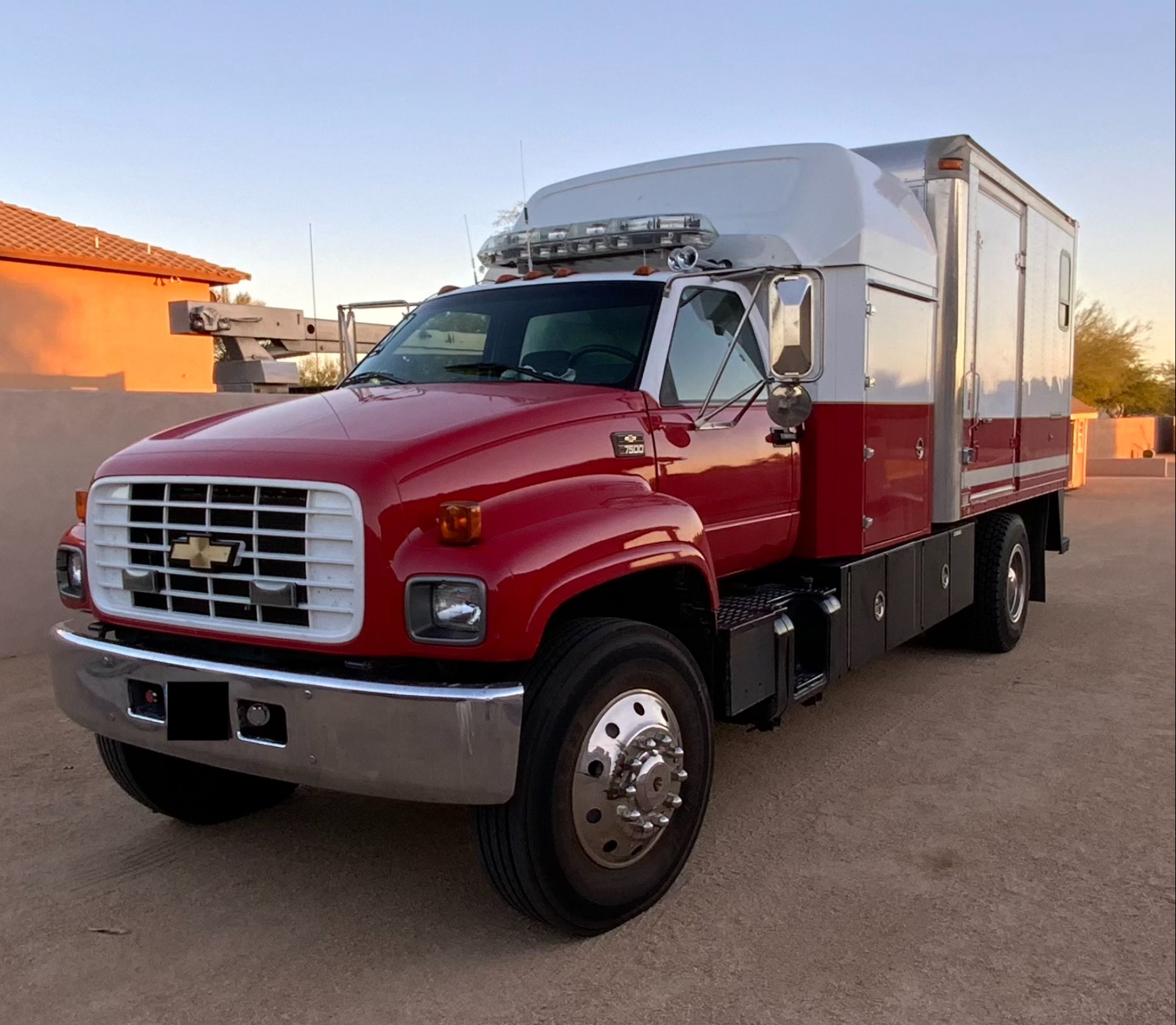 1999 Chevrolet C7H042 SCBA Air Support Truck C7500 Conventional Cab ...